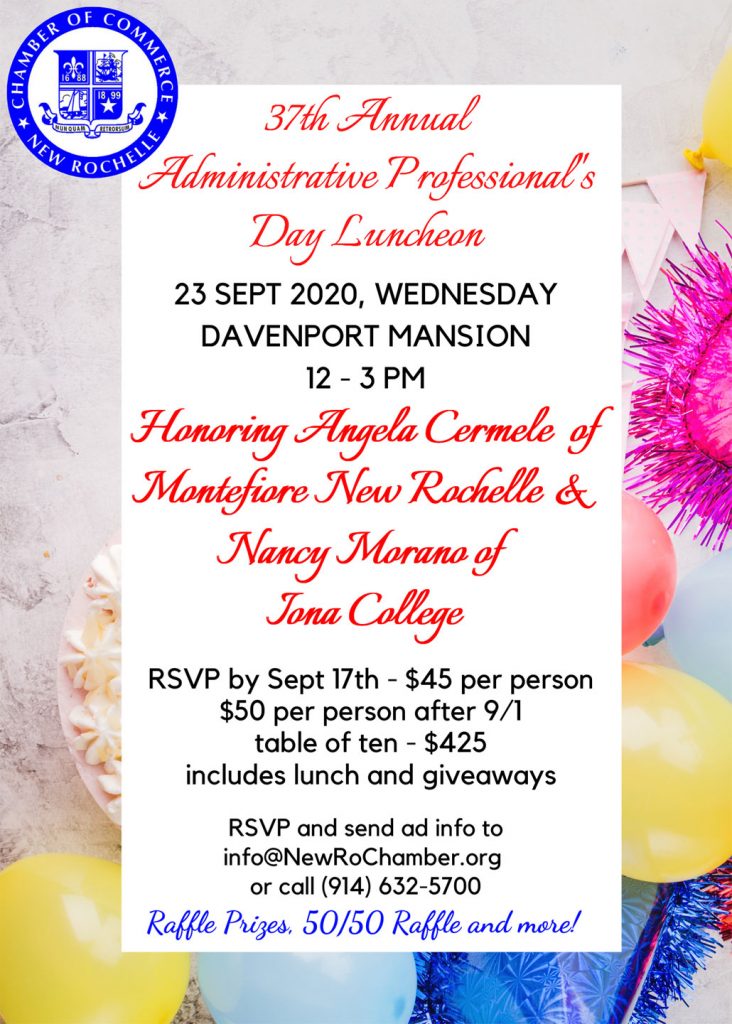 Administrative Professionals’ Day Luncheon | New Rochelle Chamber of ...